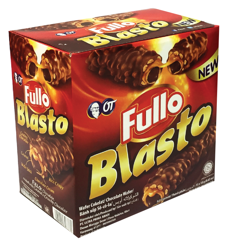 Makroclick | FULLO BLASTO CARAMEL & CHOCOLATE WAFER 18GX15