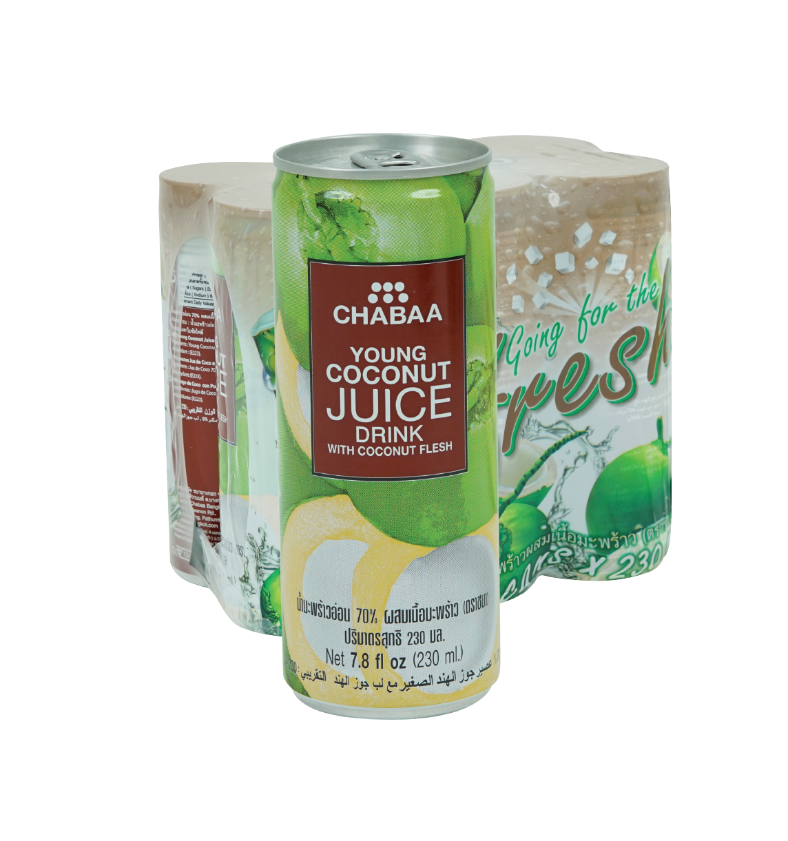 Makroclick | CHABAA COCONUT 70% 230 ML.X6