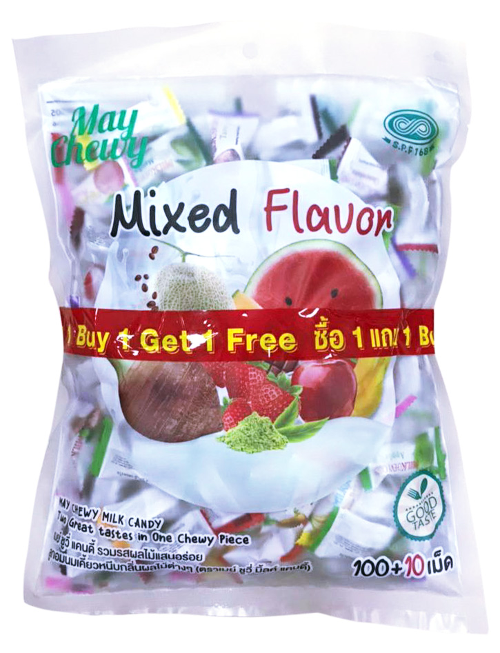 Makroclick | MAY MIXED MILK CHEWY CANDY 380GX1