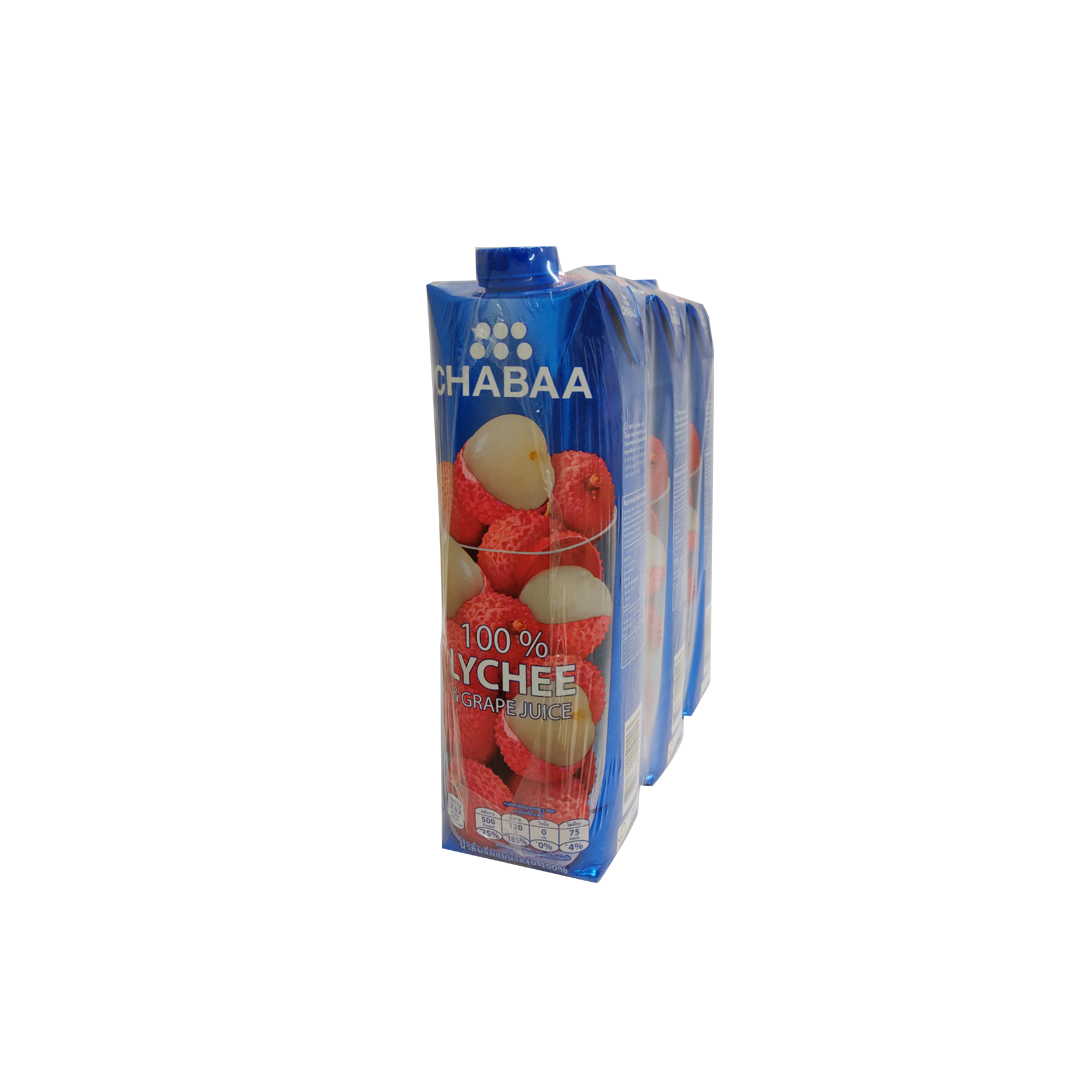 Makroclick | CHABAA Lychee Juice 100% 1L*3