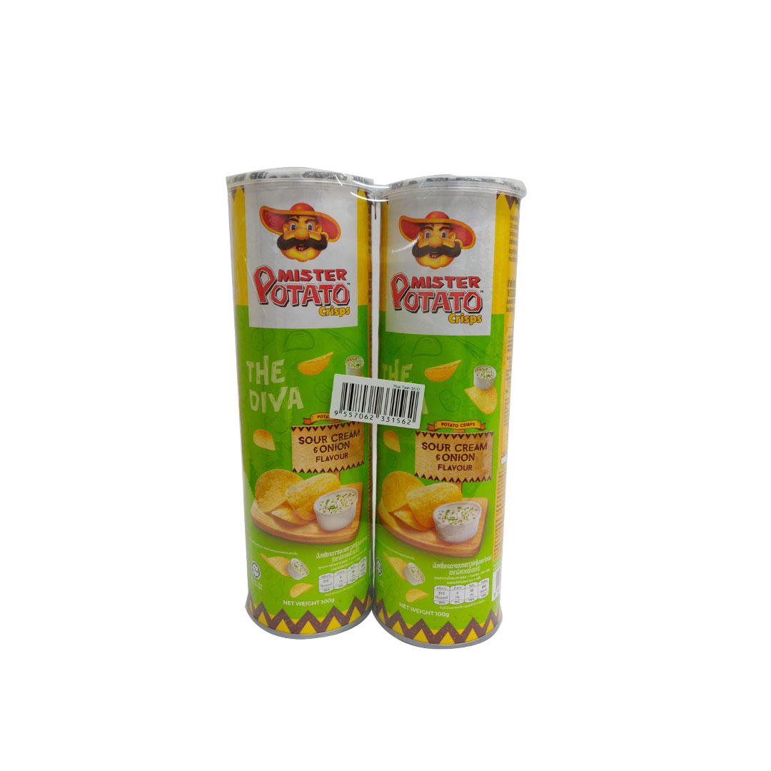 Makroclick | MR.POTATO POTATO CHIPS SOUR CREAM ONION 100GX2