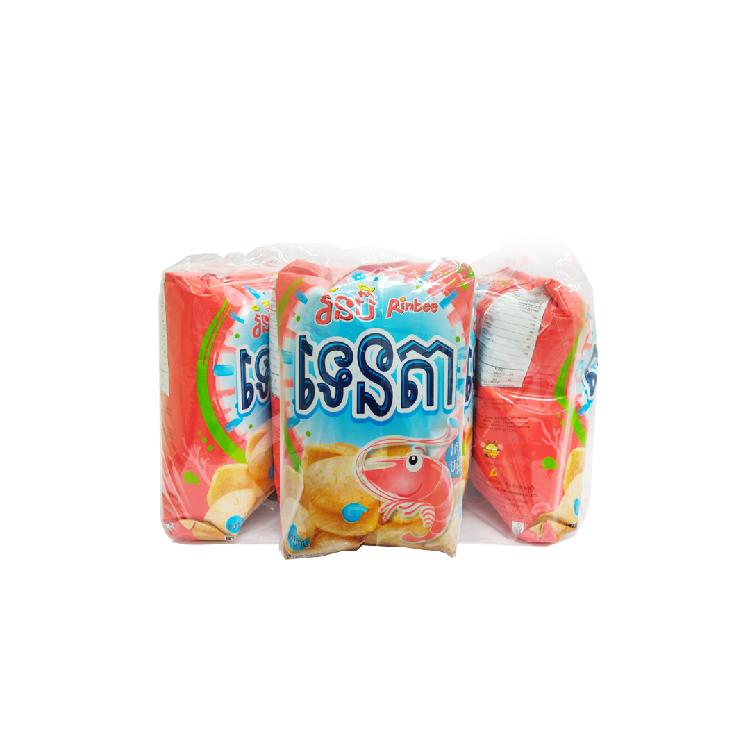 Makroclick | RINBEE TENTA SHRIMP CHIPS CRACKER 80GX4