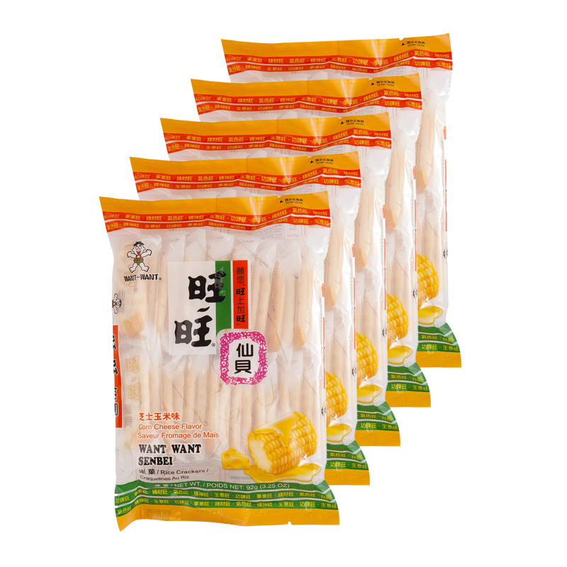 Makroclick | WANT WANT CORN CHEESE CRACKER 56GX5