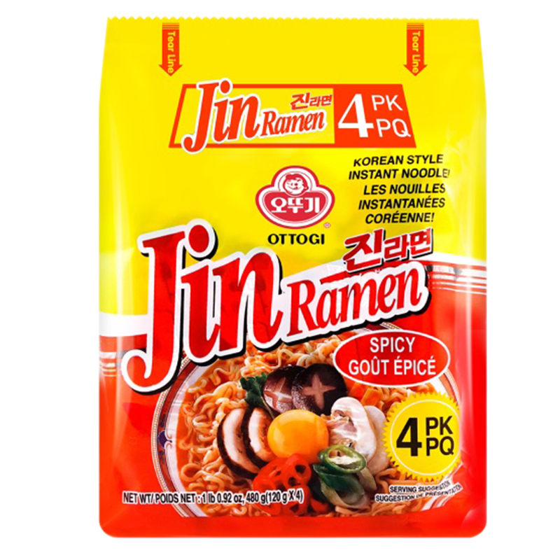 Makroclick | OTTOGI JIN RAMEN SPICY 120GX4