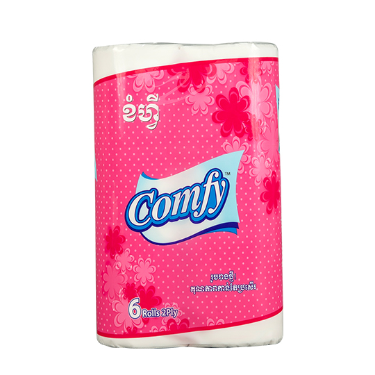 Makroclick | Comfy Toilet Paper Pink2ply15mx6