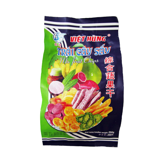 Makroclick | VIET HUNG MIXED FRUIT CHIPS 250GX1