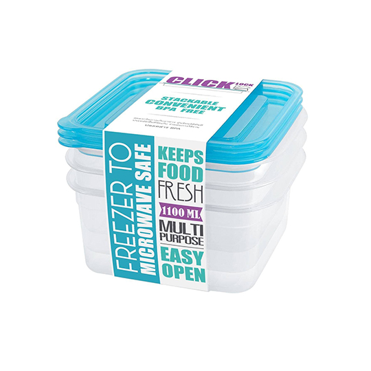 Makroclick | JCJ FOODCONTAIN#1223 1.1L SET 3PCS