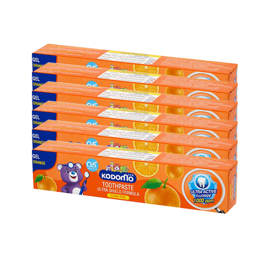 Makroclick | KODOMO TOOTHPASTE ULTRA ORANGE 65GX6