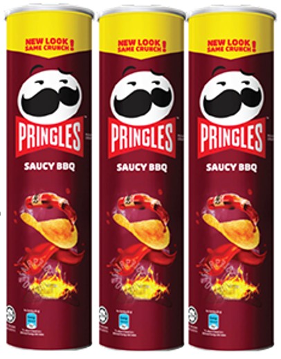 Makroclick | PRINGLE POTATO CHIPS BBQ 110GX3