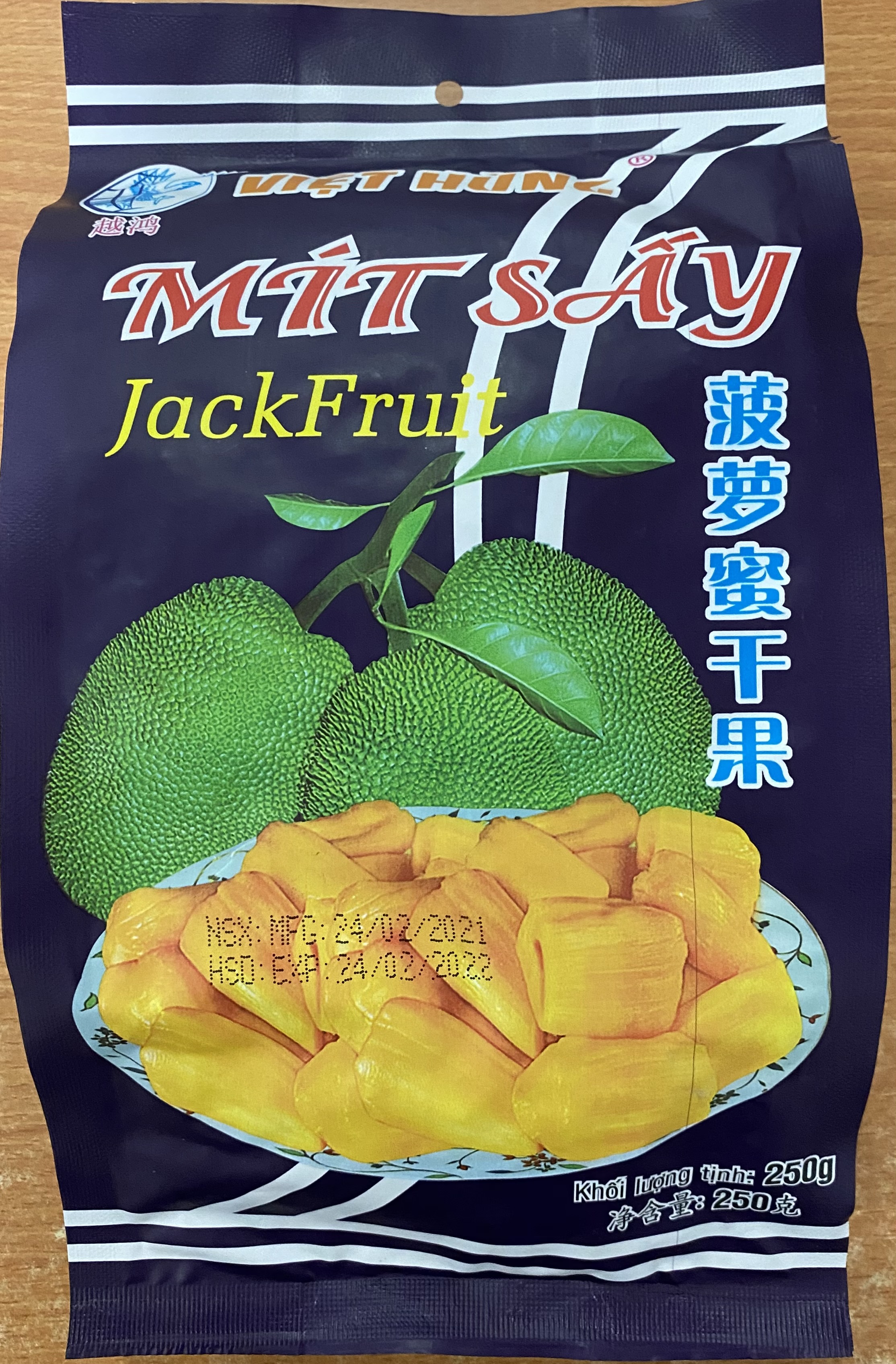 Makroclick | VIET HUNG JACK FRUITS CHIPS 250GX1