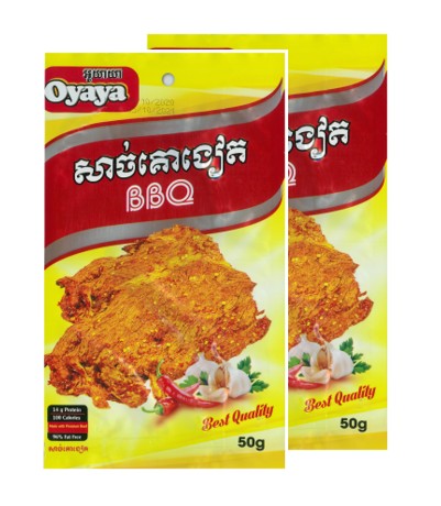Makroclick | Oyaya Dried beef BBQ 50G*2