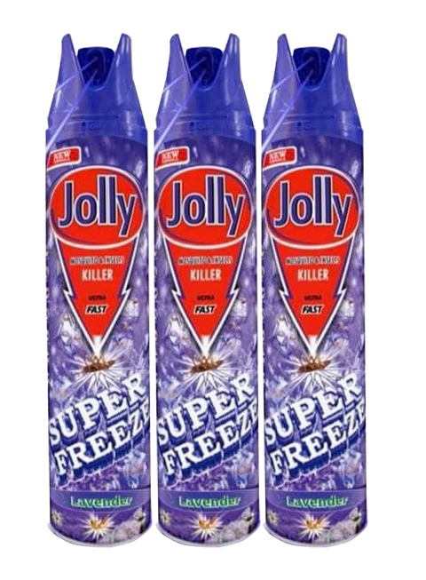 Makroclick | ថ្នាំបាញ់មូស JOLLY ផ្កា 600MLx3