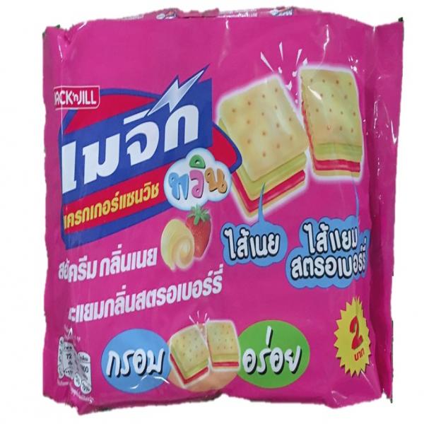 Makroclick | MAGIC TWIN CRACKER STRAWBERRY CREAM 12GX24