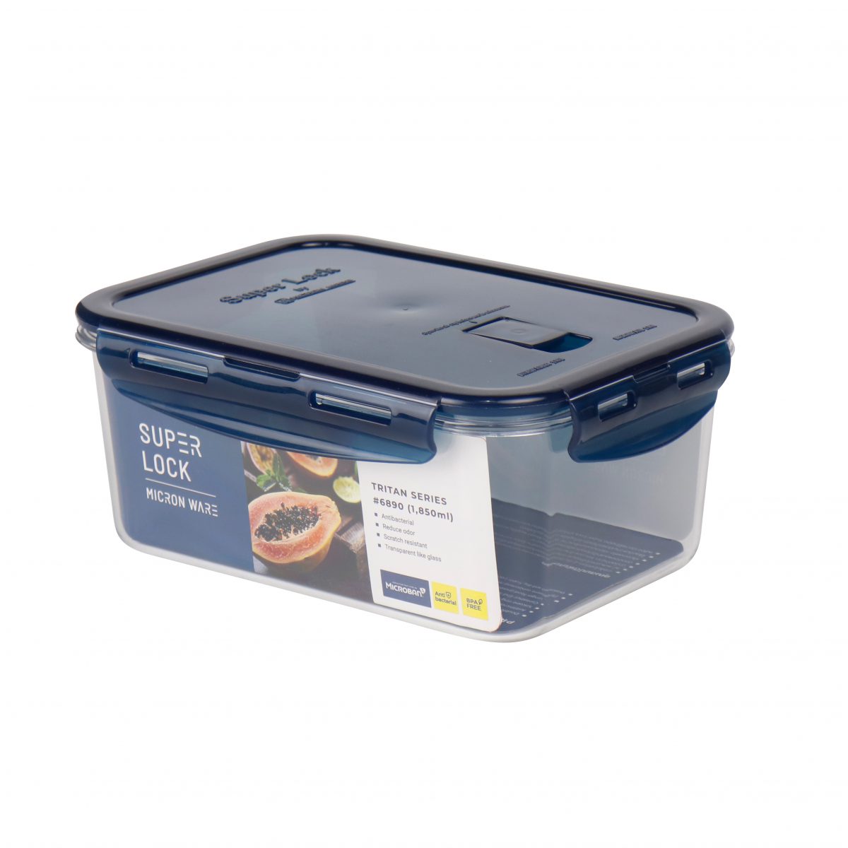 Makroclick | SUPER LOCK FOOD CONTAINER#6890 1.85L*1PC