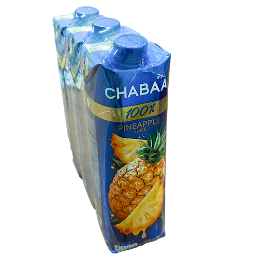 Makroclick | Chabaa pineapple juice 100% 1L*3