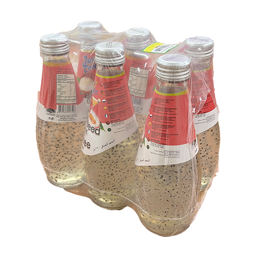 Makroclick | Jus Cool Basil Lychee seed drink 290ml*6