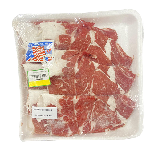 Makroclick | USA Frozen Beef Chuck Roll Slice 250 g x 1