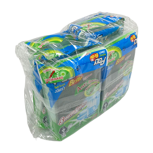 Makroclick | Poly-Brite scourer sponge 1x6pcs