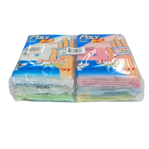 Makroclick | POLY BRITE SPONGE NET WH BELT-409(6PCS)