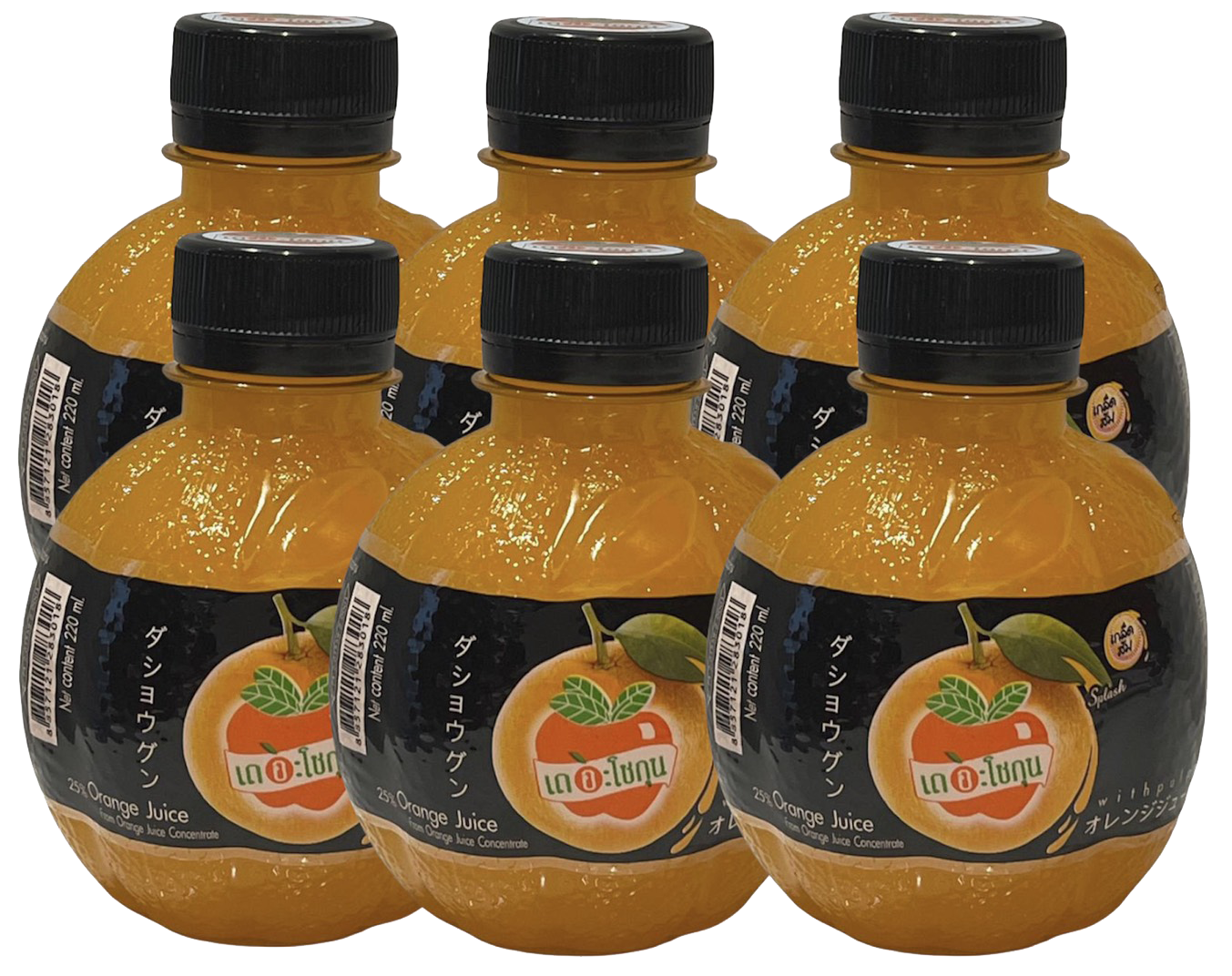 Makroclick | Splash Orange Juice 220ml x 6