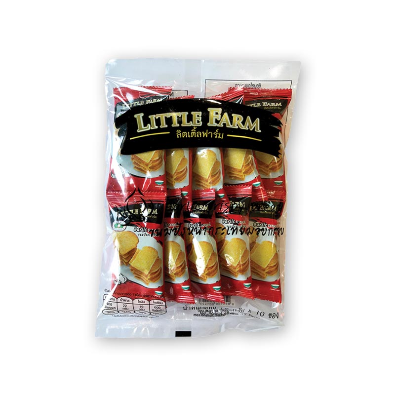 Makroclick | LITTLE FARM GARLIC CRISPY BREAD 55G x 10 SACHETS