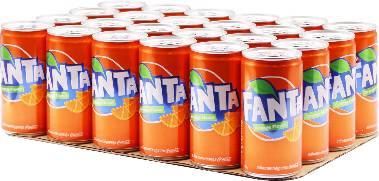 Makroclick | Fanta Orange sleek can 185ml*24