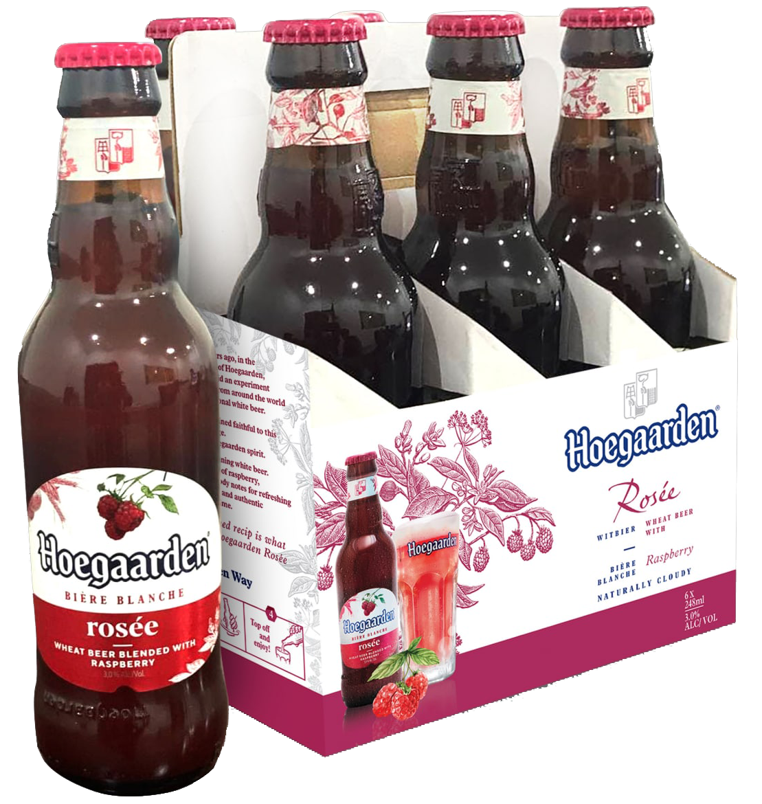 Makroclick | HOEGAARDEN ROSE BOTTLE 330MLX6