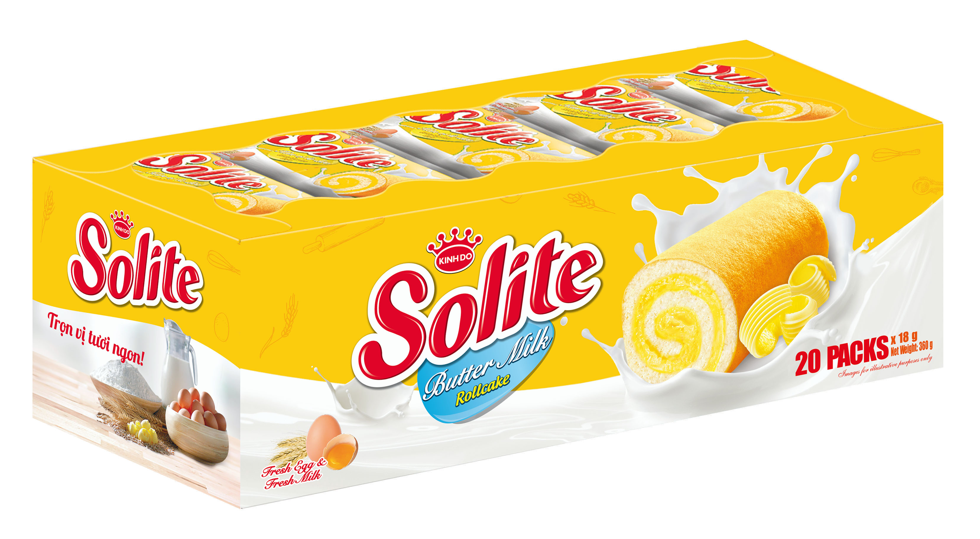 Makroclick | Solite Cake Butter Milk 18gx20