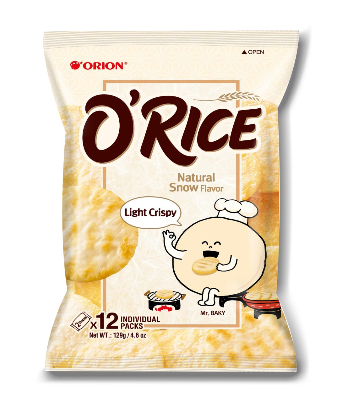 Makroclick | ORION O'RICE NATURAL SNOW 129G*1