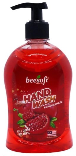 Makroclick | BEESOFT HAND WASH POMEGRANATE 500MLX1