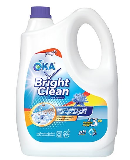 Makroclick | OKA LIQUID DETERGENT BRIGHT CLEAN 3L x1