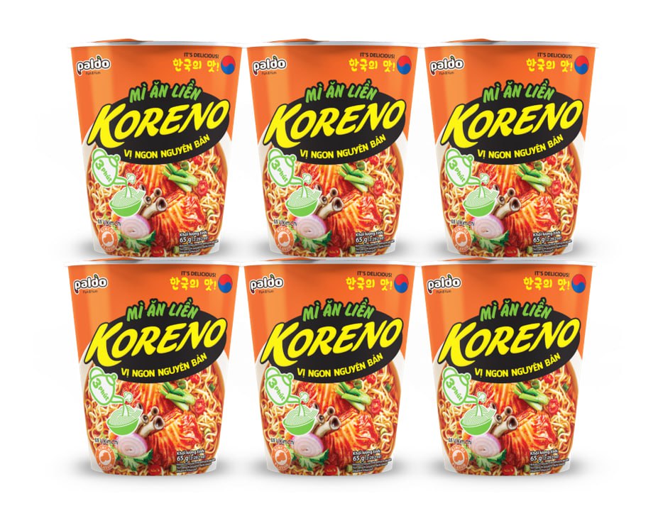 Makroclick | KORENO KIMCHI FLAVOR INSTANT NOODLE 65GX6