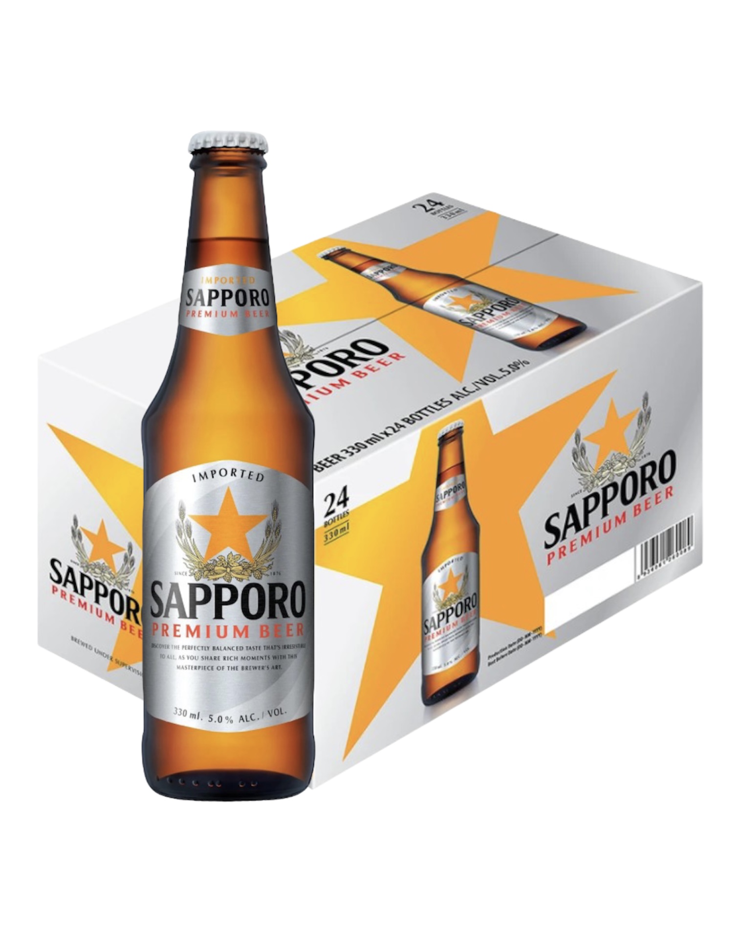 Makroclick | Sapporo Beer bottle 330ml*24