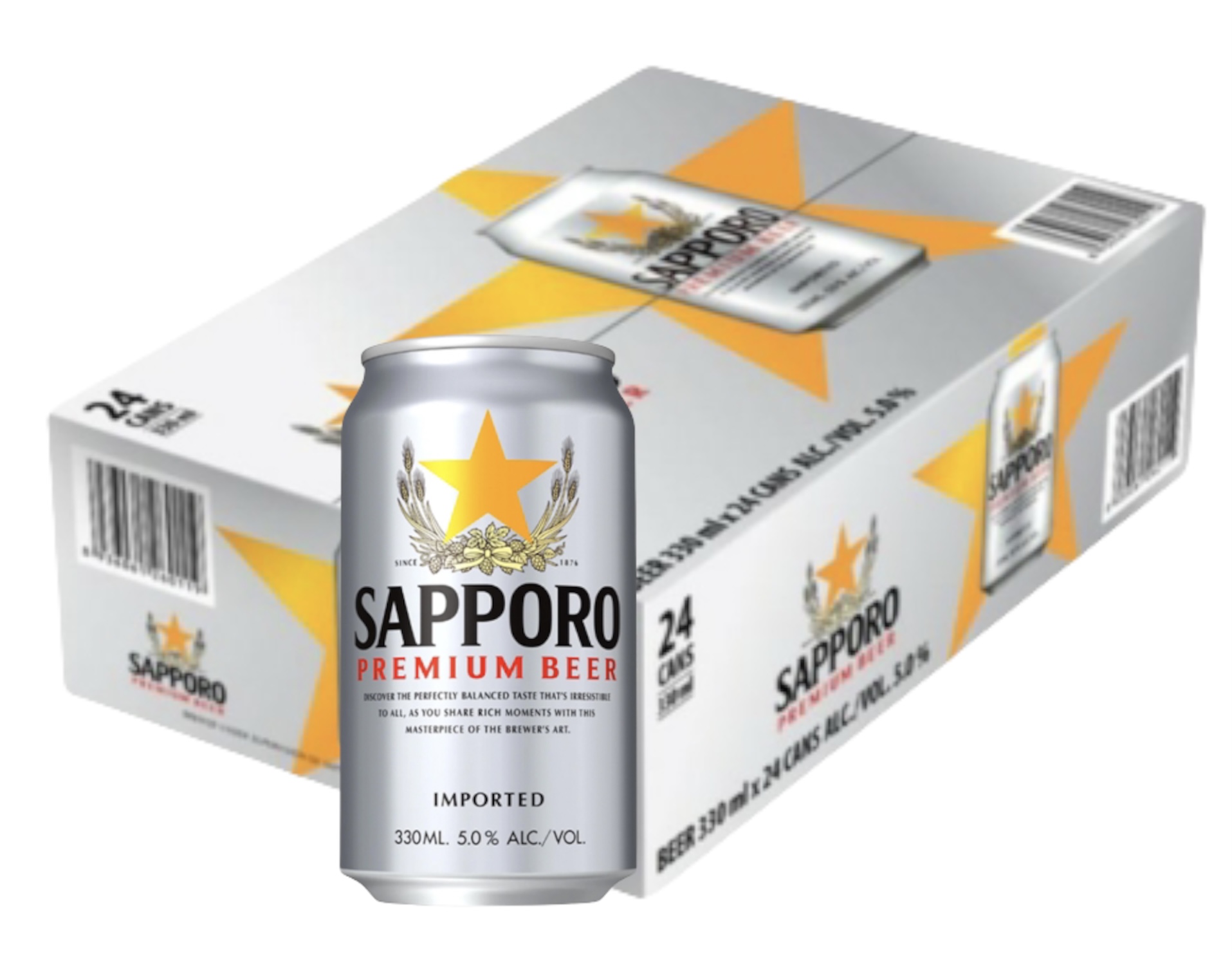 Makroclick | Sapporo Beer Can 330ml*24