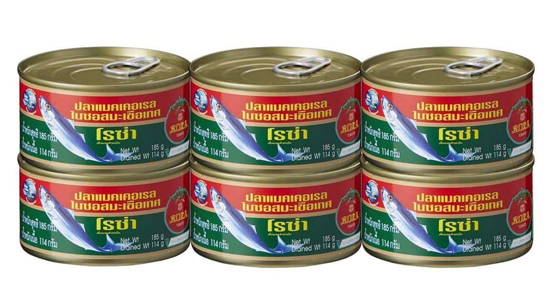 Makroclick | ROZA MACKEREL IN TOMATO SAUCE 190GX6