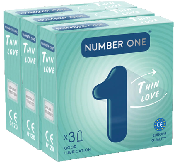 Makroclick | NUMBER1 LONG MALE CONDOM 3PCSX3