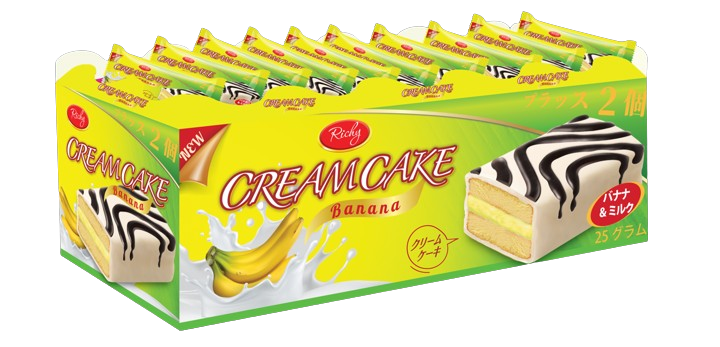 Makroclick | CREAMCAKE FILLED BANANA 25GX20