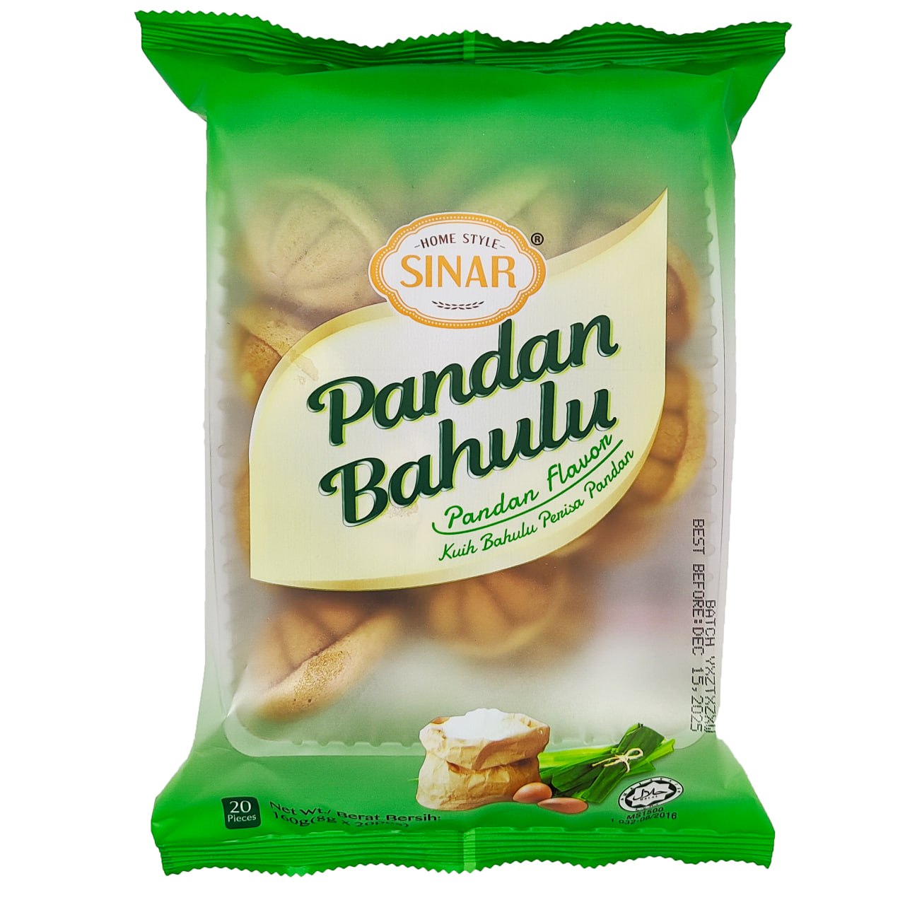 Makroclick | SINAR BAKERY PANDAN BAHULU FLAVOUR 160G*1