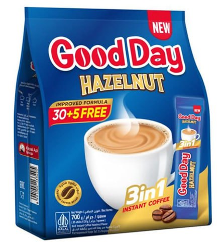 Makroclick | GOOD DAY 3IN1 INSTANT COFFEE HAZELNUT 20G*30