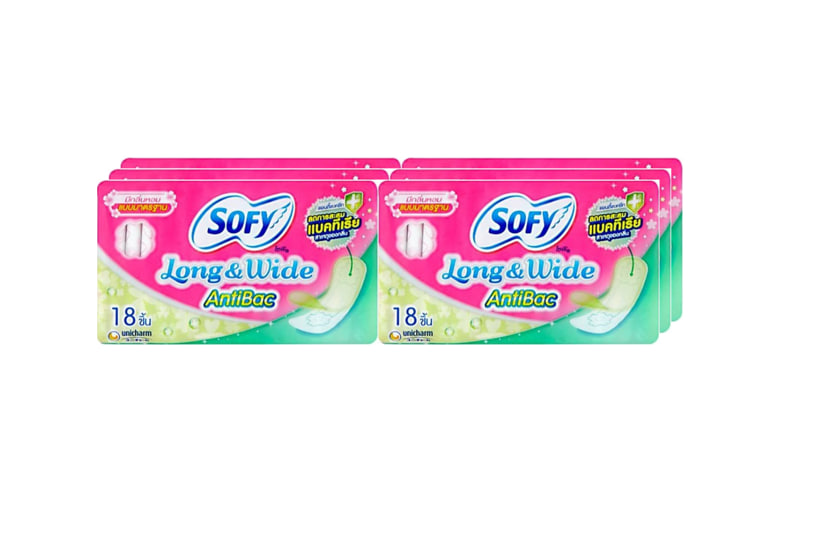 Makroclick | SOFY SANITARY PAD LONG&WIDE 18PADX6