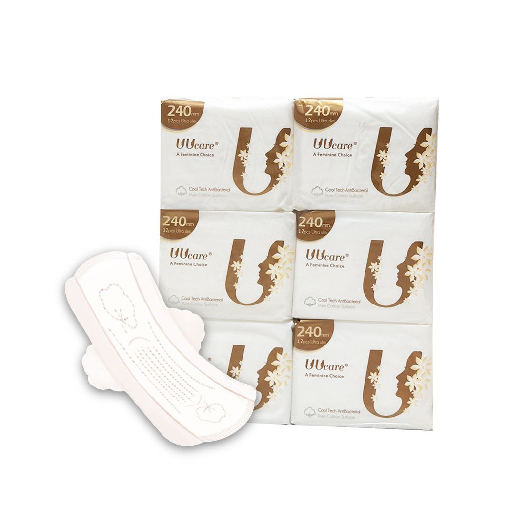 Makroclick | UUCARE SANIRARY PAD COOLTECH DAY 240MM 12PAD*6