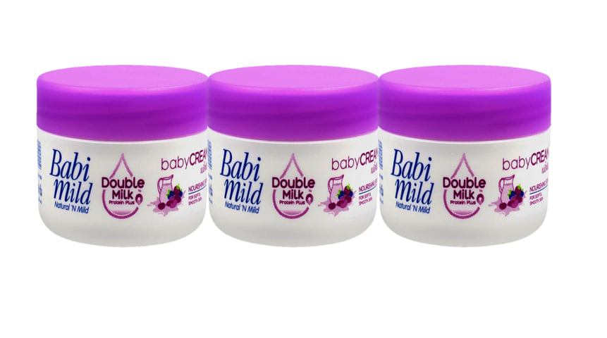 Makroclick | BABI MILD BABY CREAM DOUBLE MILK 50GX3