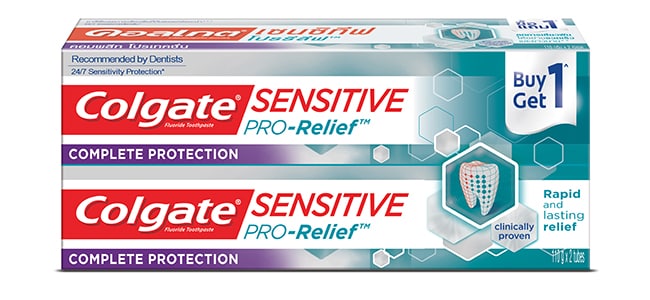 Makroclick | COLGATE SENSIITIVE PRO-RELIEF TOOTHPASTE 110ML (1+1)