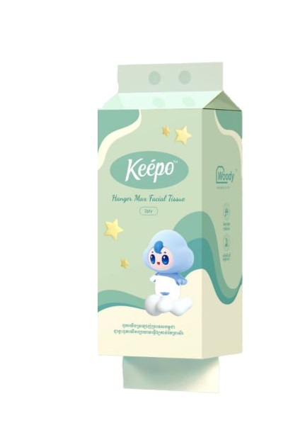 Makroclick | KEEPO HANG FACIAL TISSUE 1000SHEET 2PLYX1