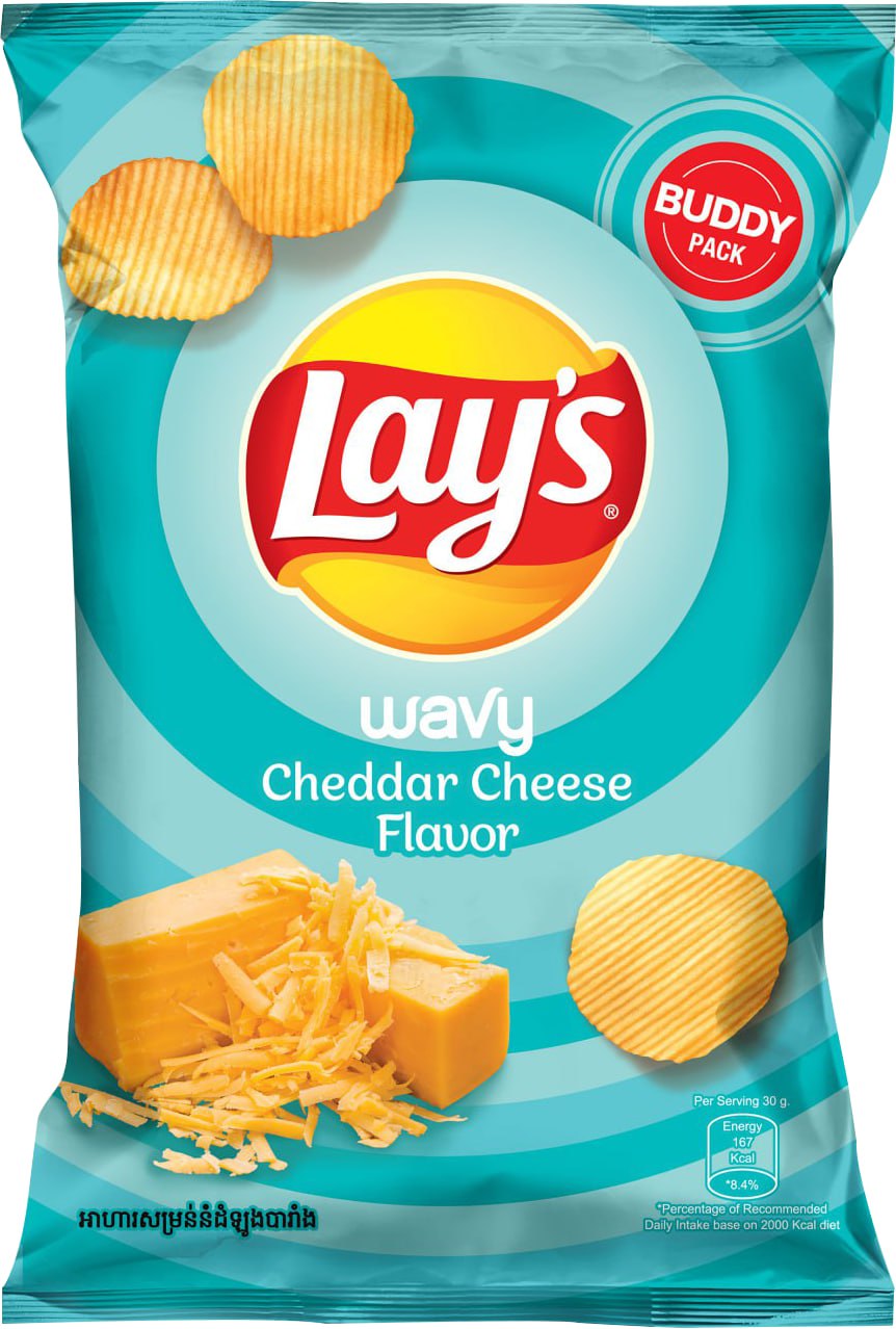 Makroclick | LAY’S CHEDDAR CHEESE POTATO CHIP 80GX4