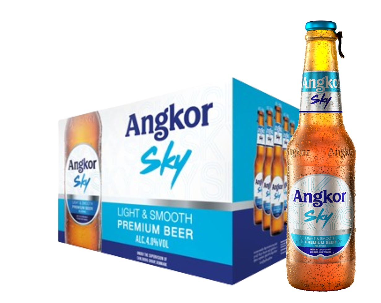 Makroclick | ANGKOR SKY PINT BEER 330MLX24