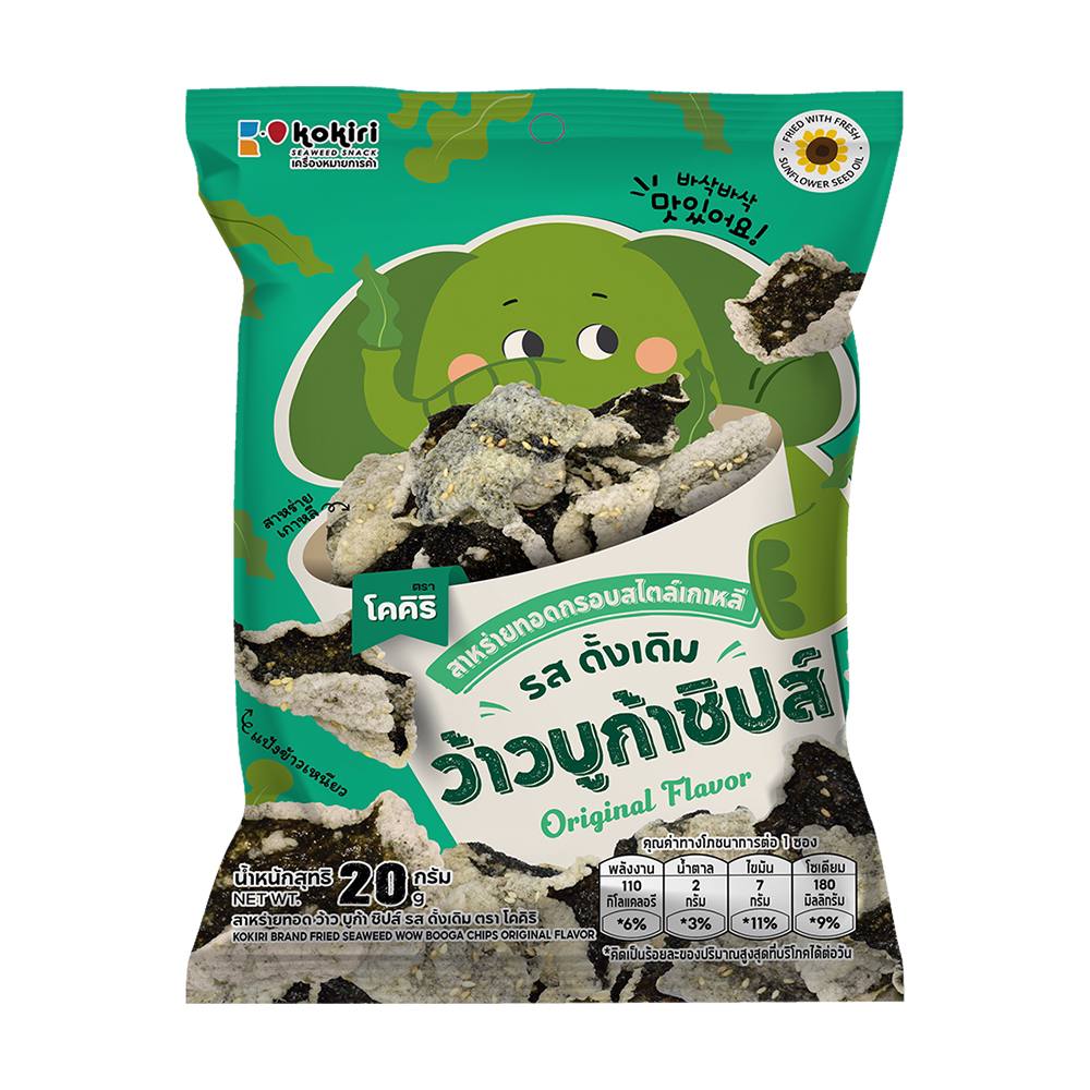 Makroclick | KOKIRI Fried seaweed snack original favor 20g*6