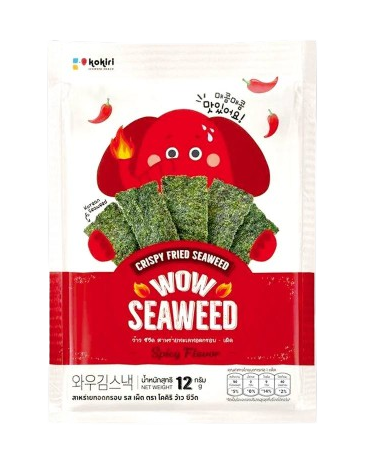 Makroclick | KOKIRI Crispy fried seaweed spicy favor 12g*6