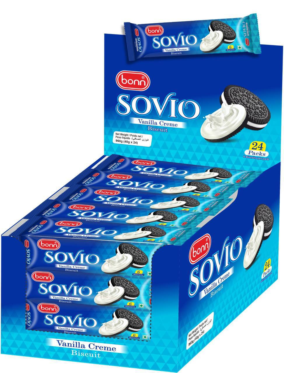 Makroclick | SOVIO Biscuit chocolate favor 40G*24