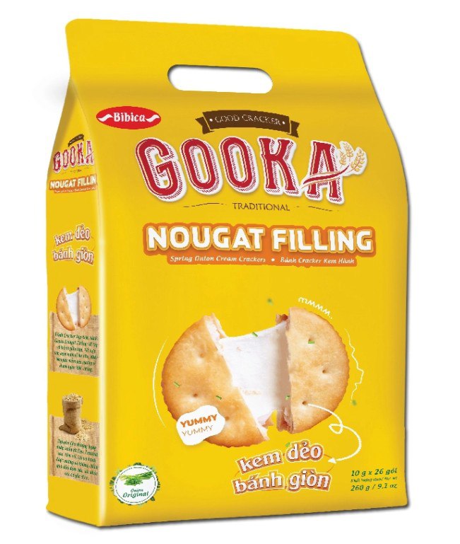 Makroclick | GOOKA Nougat Spring Onion Cracker 260g x 1